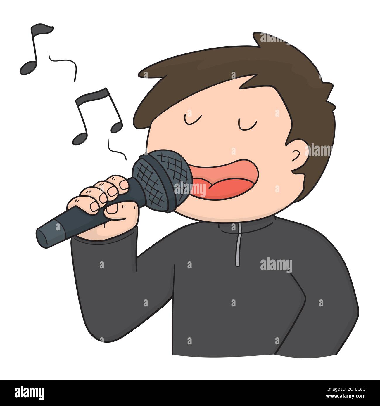 vector of singer Stock Vector Image & Art - Alamy