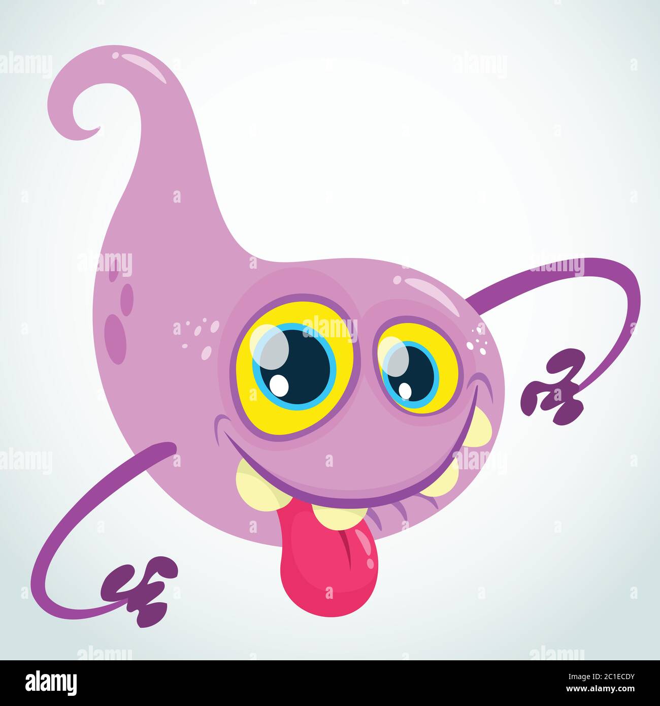 Cartoon illustration cyclops waving hi-res stock photography and images ...