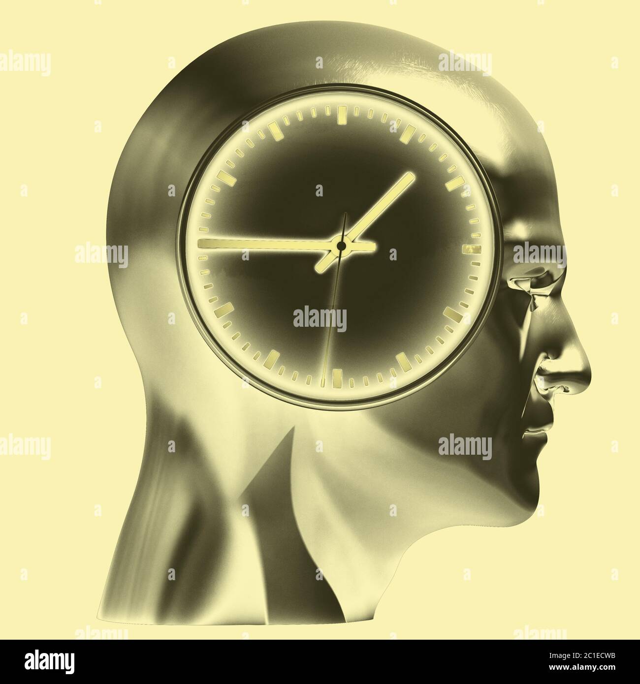Time Concept 3D Illustration Stock Photo - Alamy