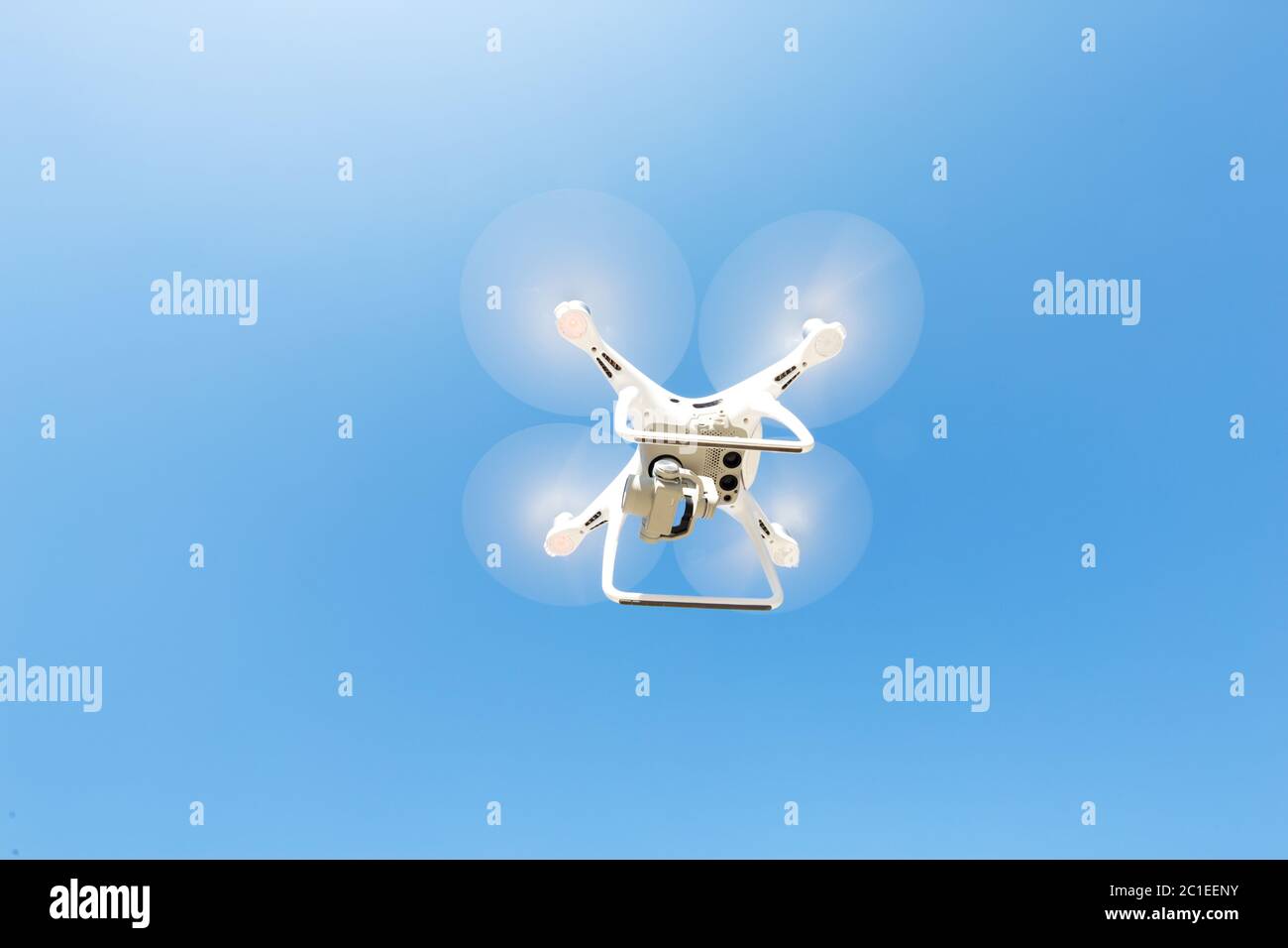 Blue sky drone hi-res stock photography and images - Alamy