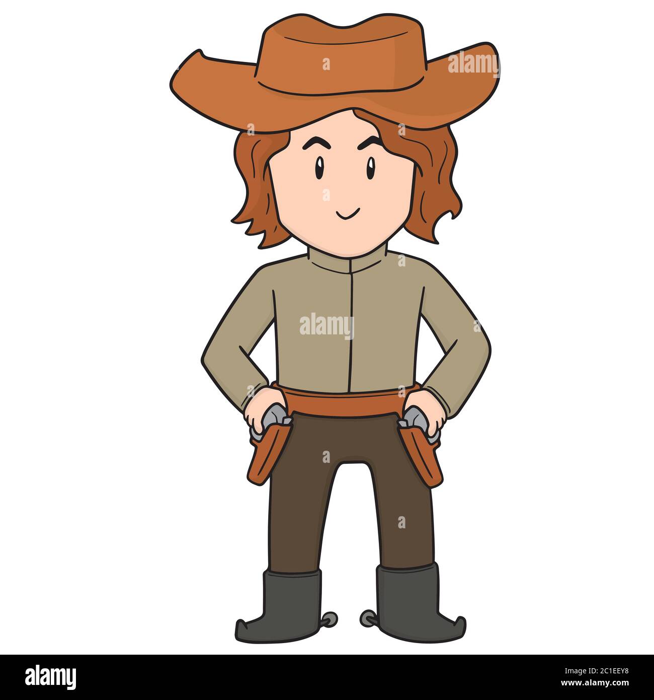 vector of cowboy Stock Vector Image & Art - Alamy