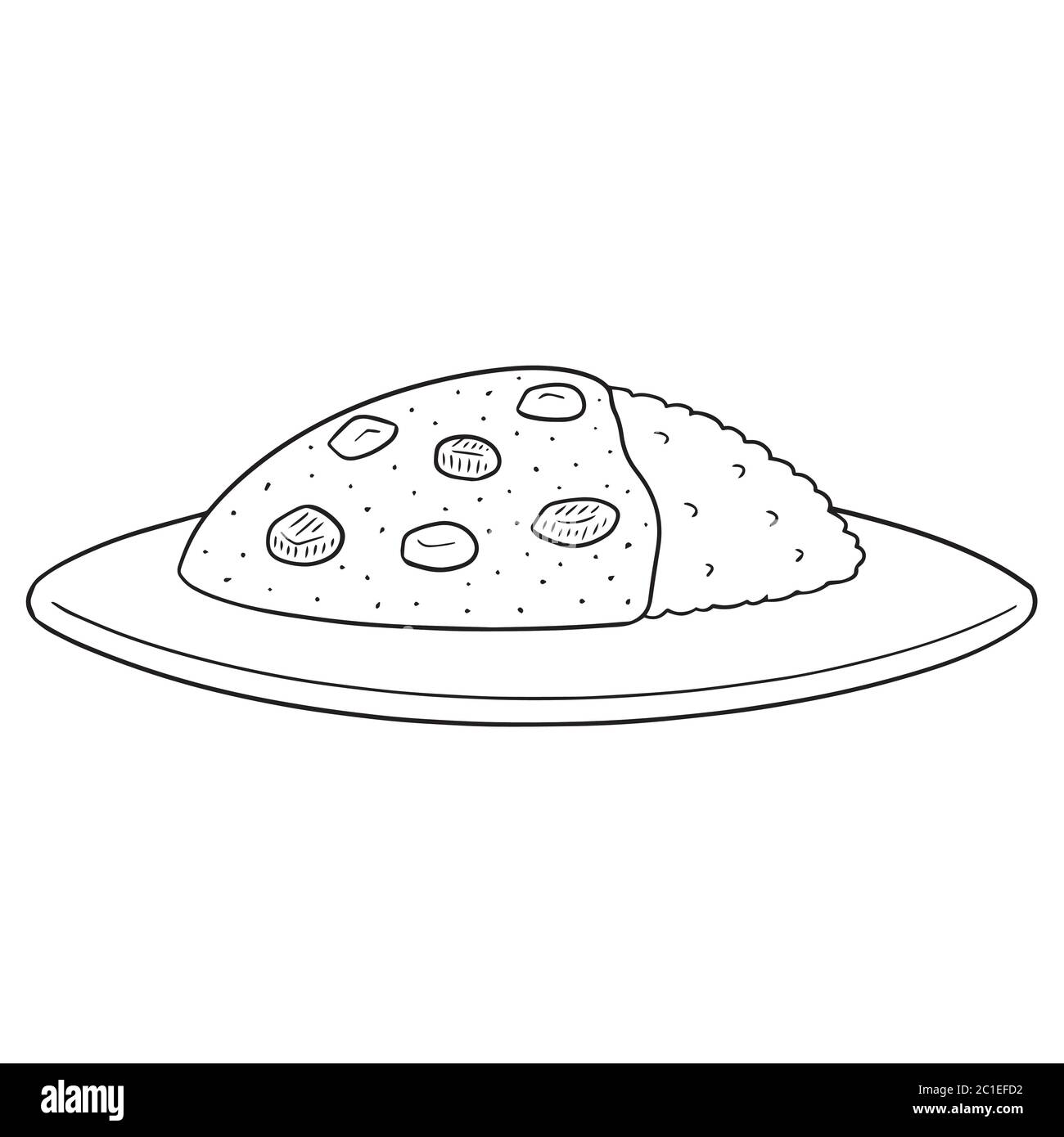 vector of curry rice Stock Vector Image & Art - Alamy