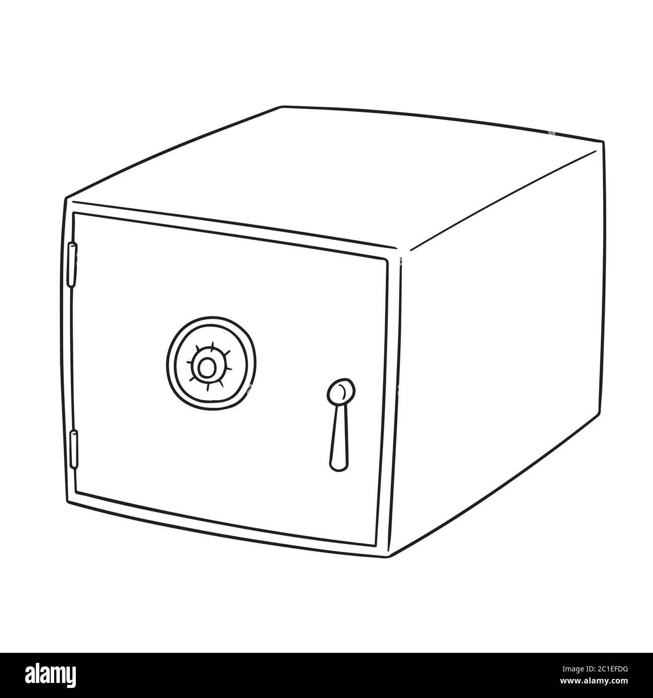 vector of safe Stock Vector Image & Art - Alamy