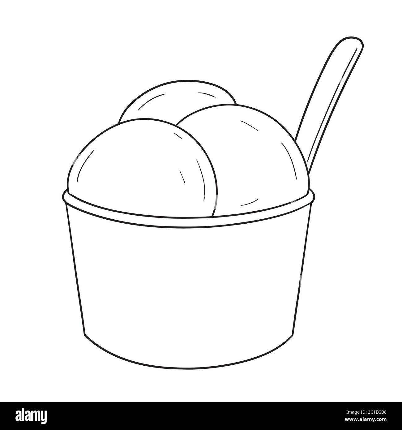 vector of ice cream Stock Vector Image & Art - Alamy