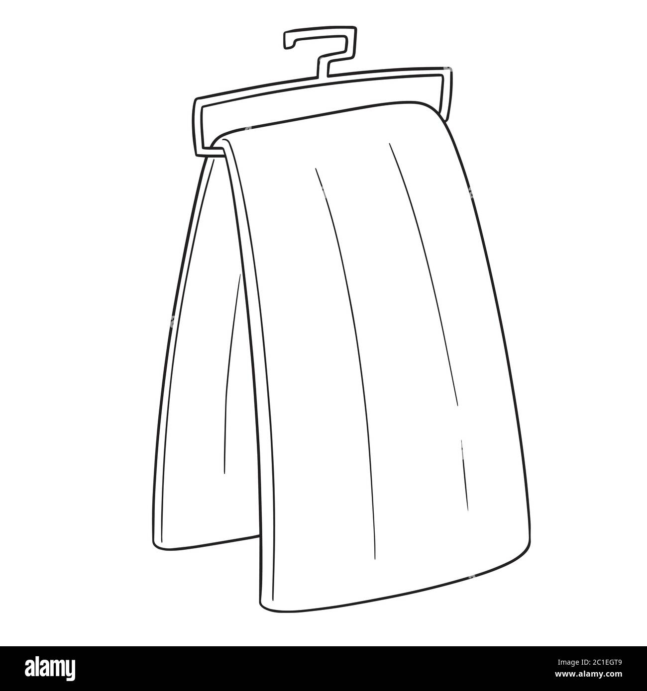 vector of hand towel Stock Vector Image & Art - Alamy