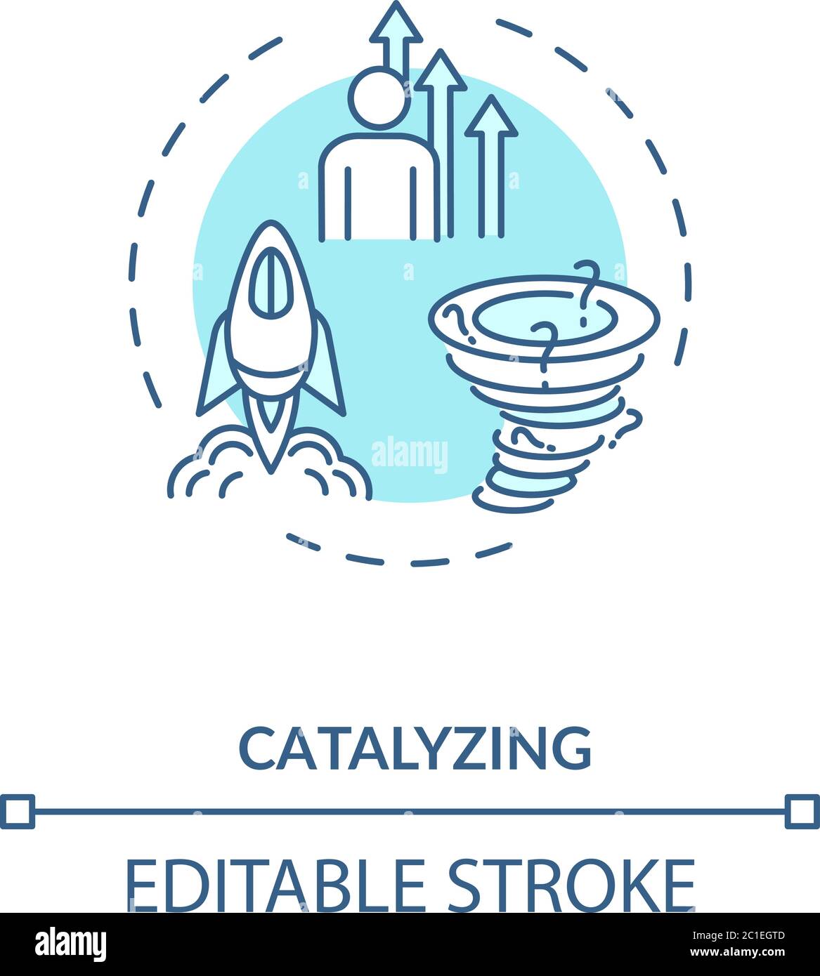 Catalyzing concept icon Stock Vector Image & Art - Alamy