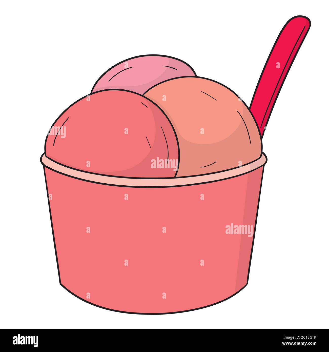 vector of ice cream Stock Vector Image & Art - Alamy