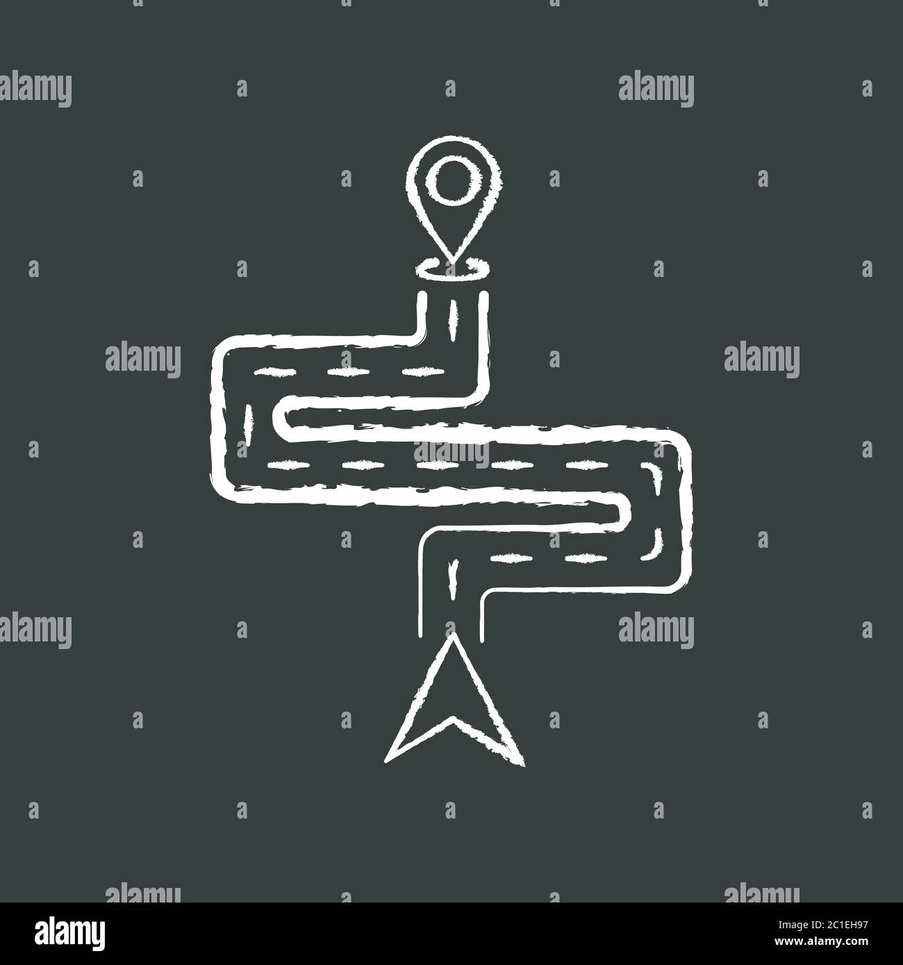 Destination marker chalk white hi-res stock photography and images - Alamy