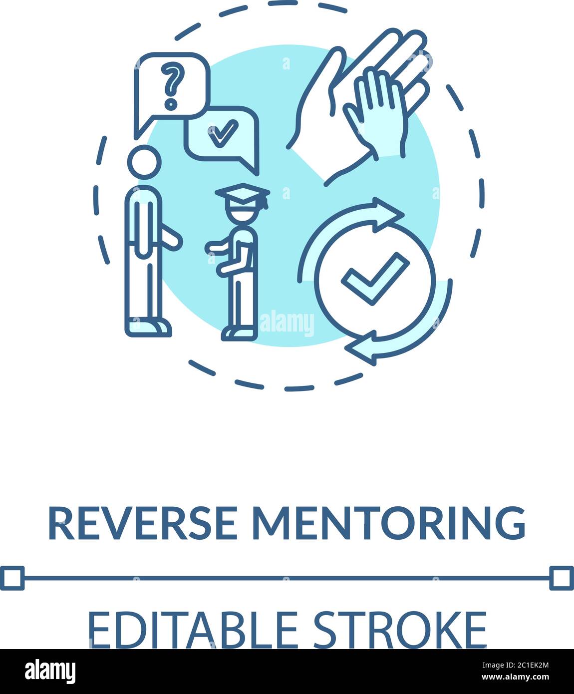 Reverse mentoring concept icon Stock Vector Image & Art - Alamy Reverse mentoring concept icon Stock Vector Image & Art - Alamy
