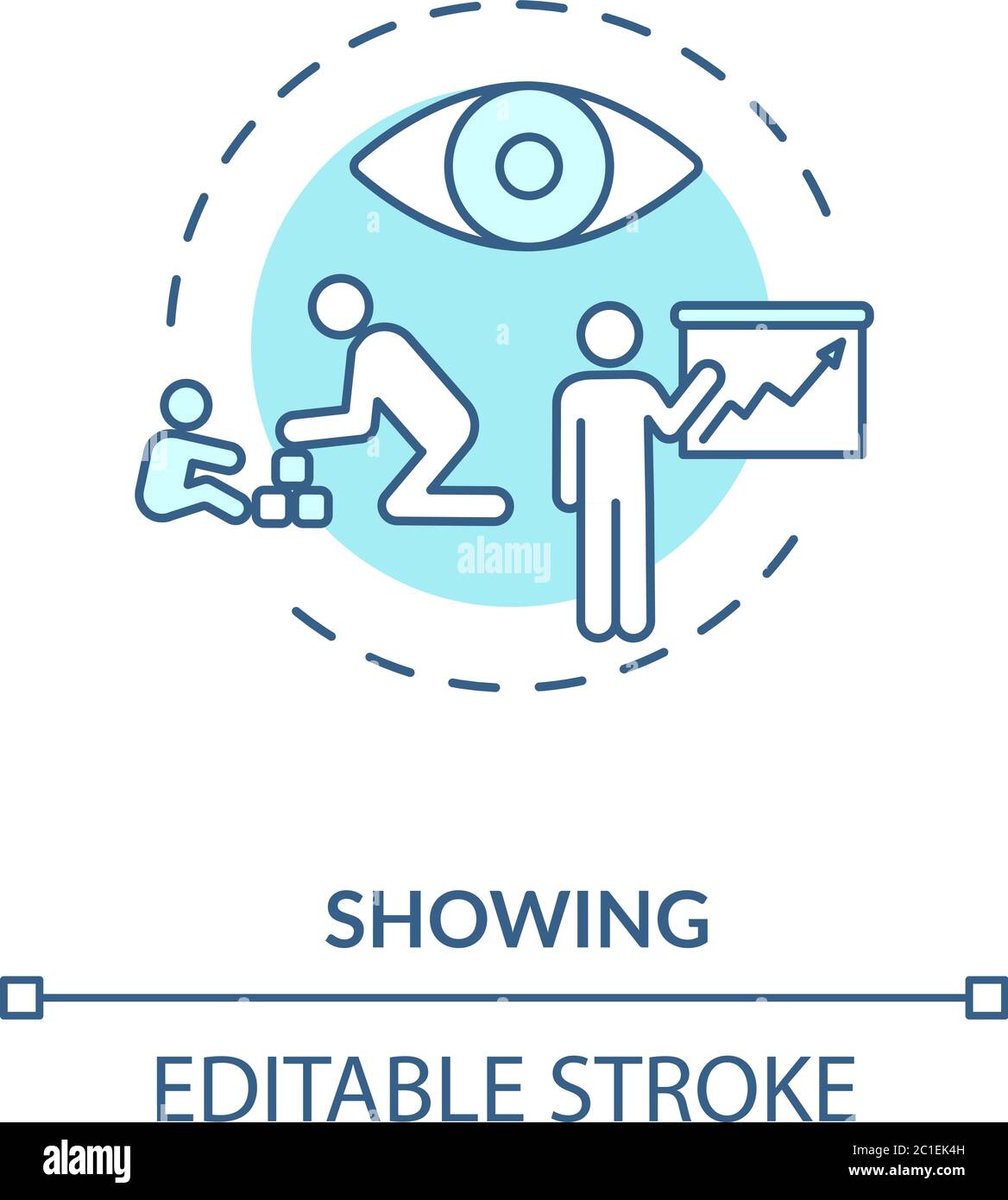 Showing concept icon Stock Vector Image & Art - Alamy