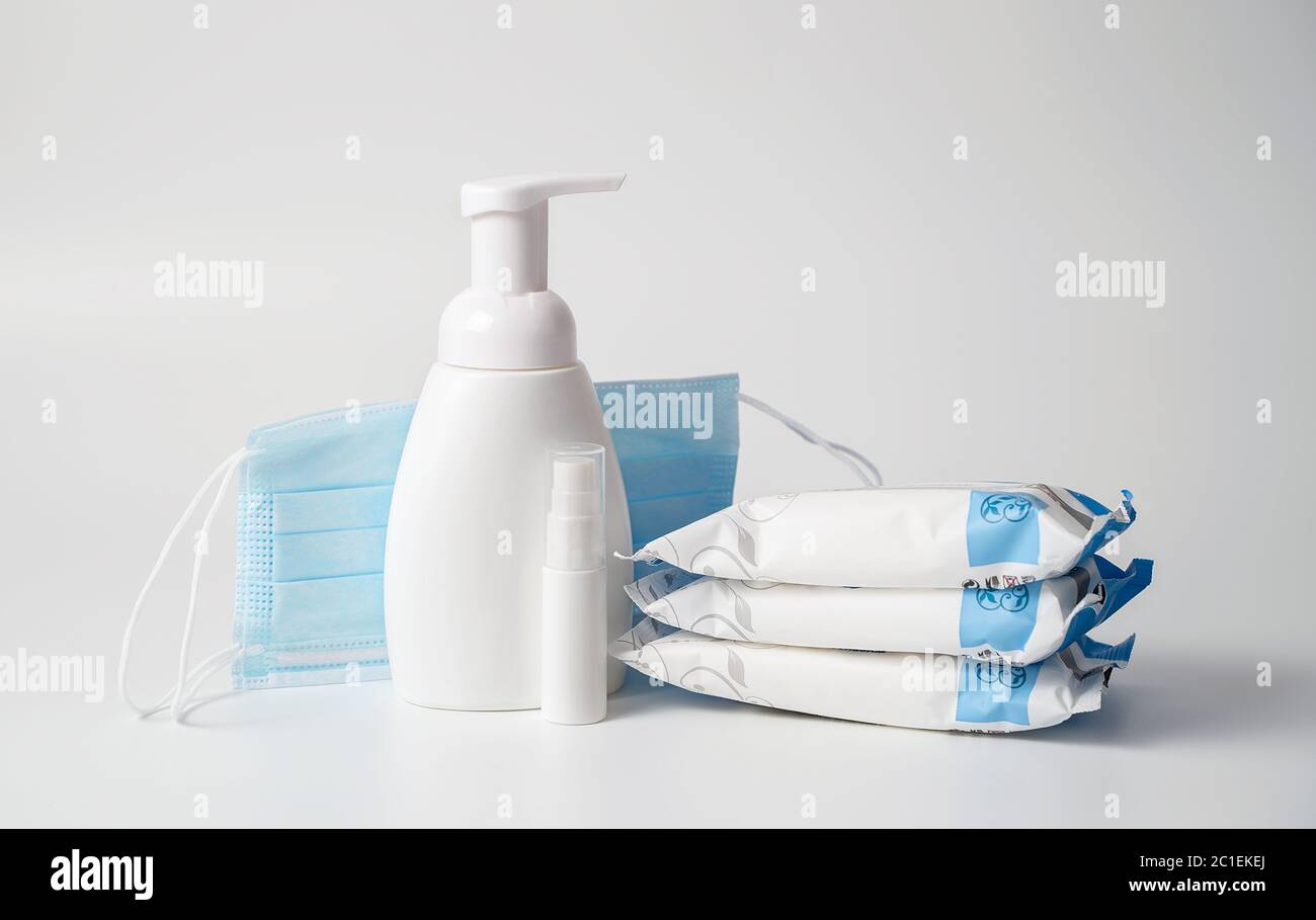 Medical antiseptic and hygiene products, hand sanitizer are used to ...