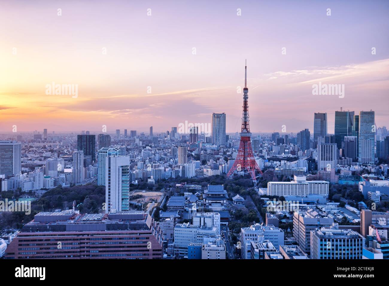 skyline of modern city tokyo Stock Photo - Alamy