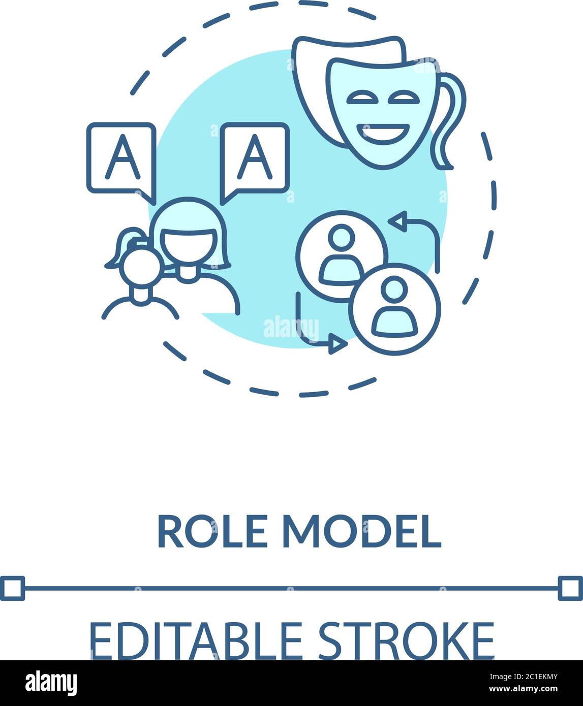 Role model concept icon Stock Vector Image & Art - Alamy