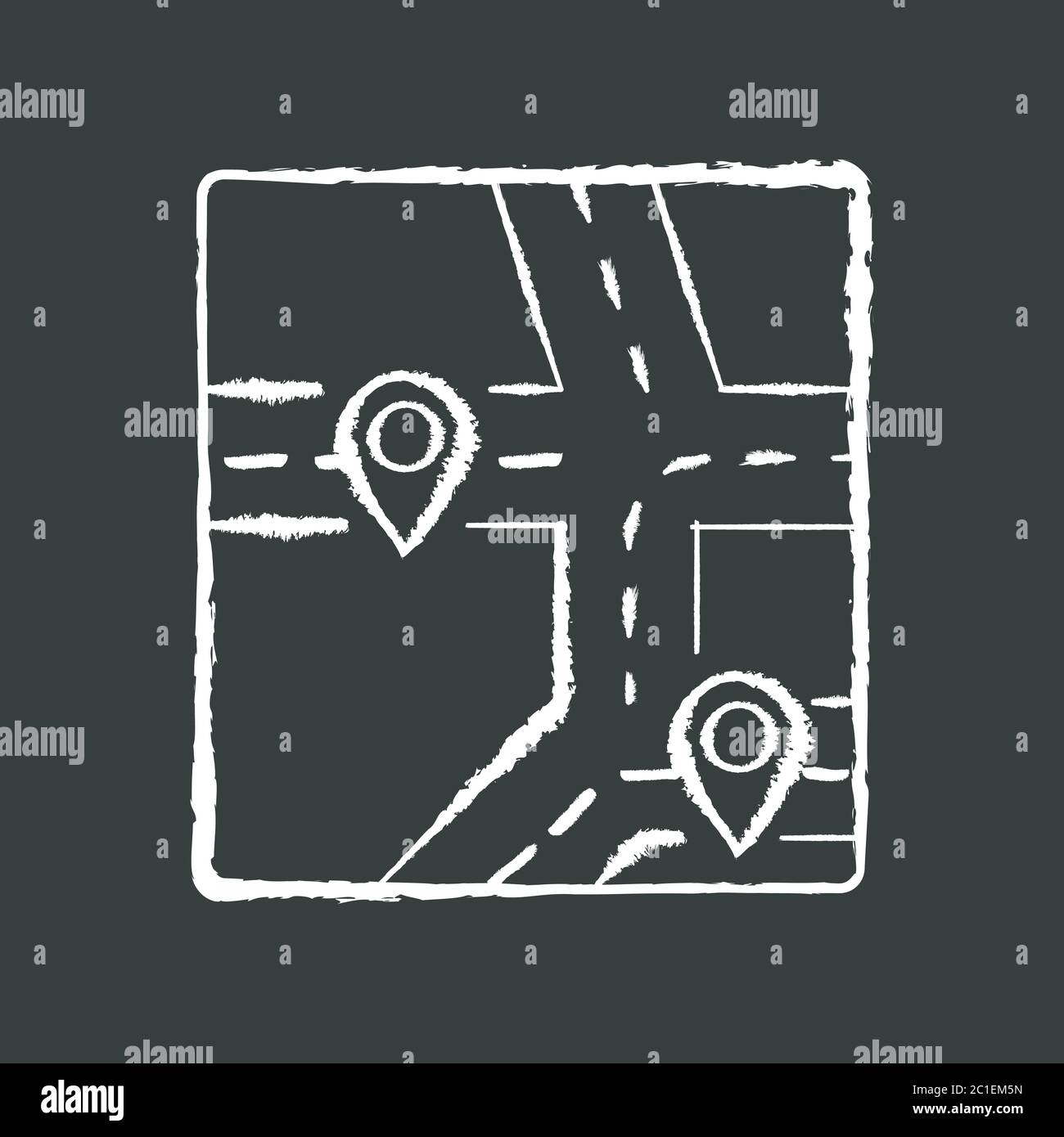 Map blackboard pointer hi-res stock photography and images - Alamy