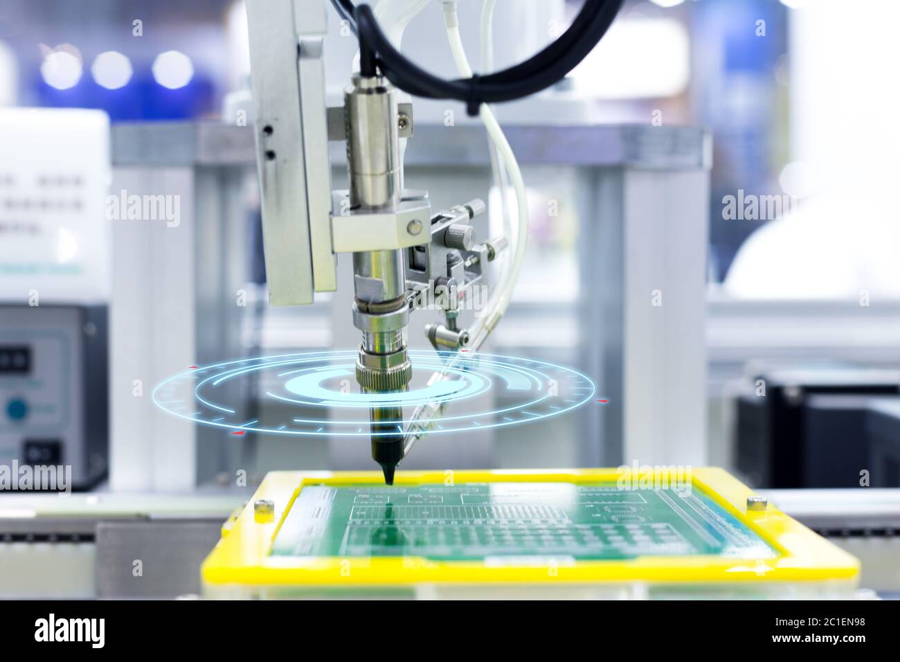 industrial machine and factory robot arm,Smart factory industry 4.0 ...