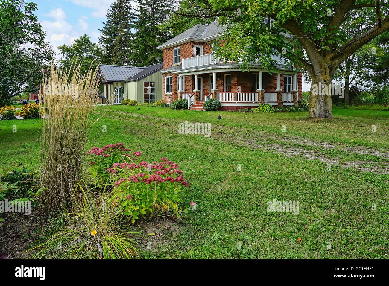 Century Homes and Churches in historical Alliston, Ontario, Canada ...