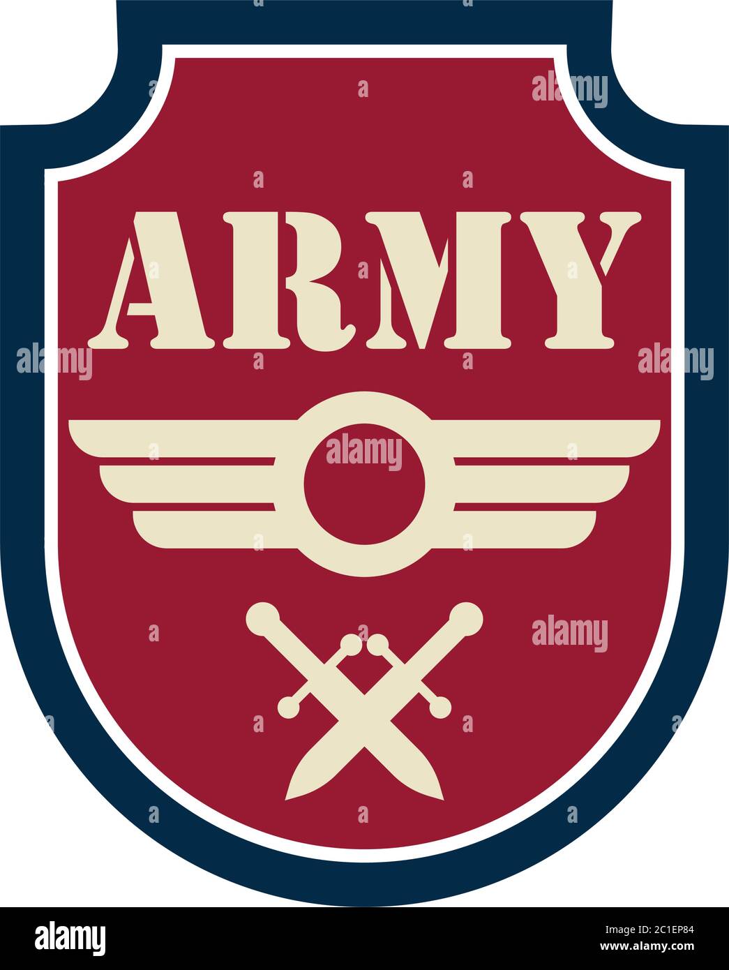 army badge logo with text space for your slogan / tag line, vector ...