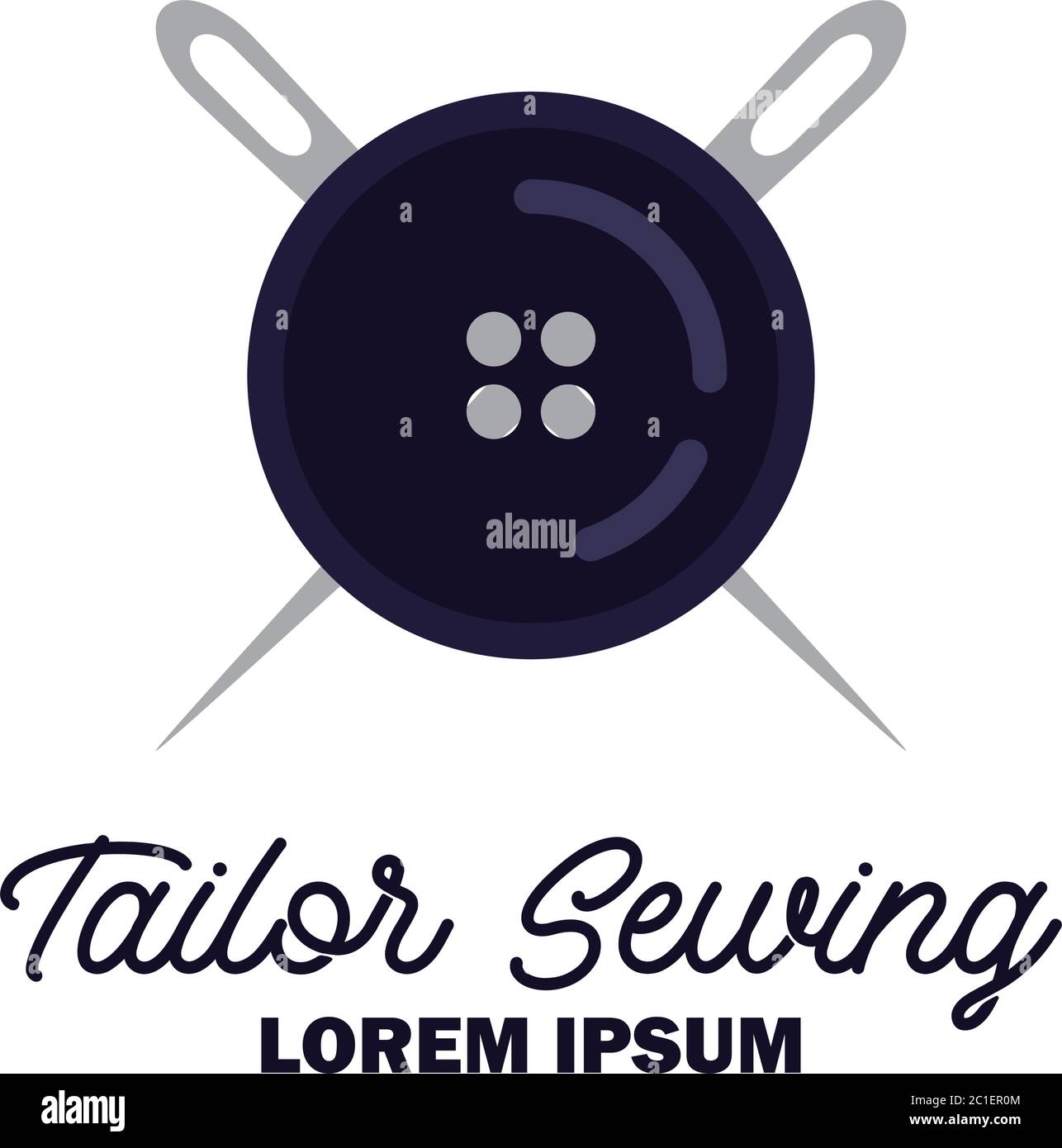 textile logo with text space for your slogan / tag line, vector ...