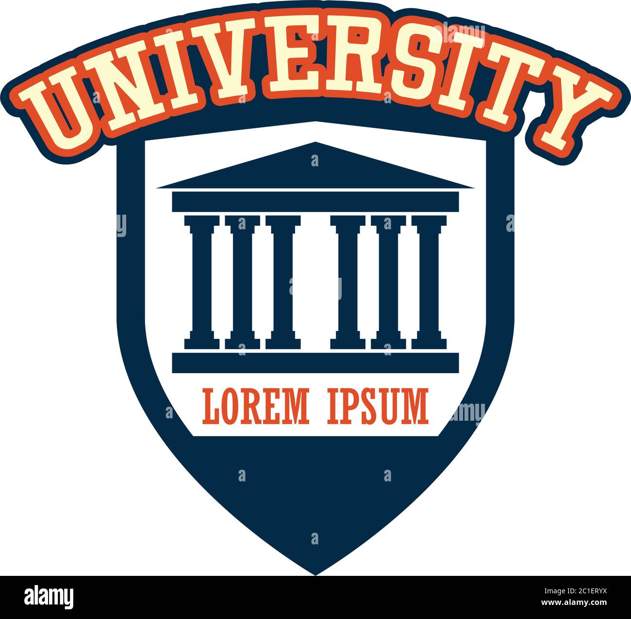 university campus logo with text space for your slogan / tag line ...