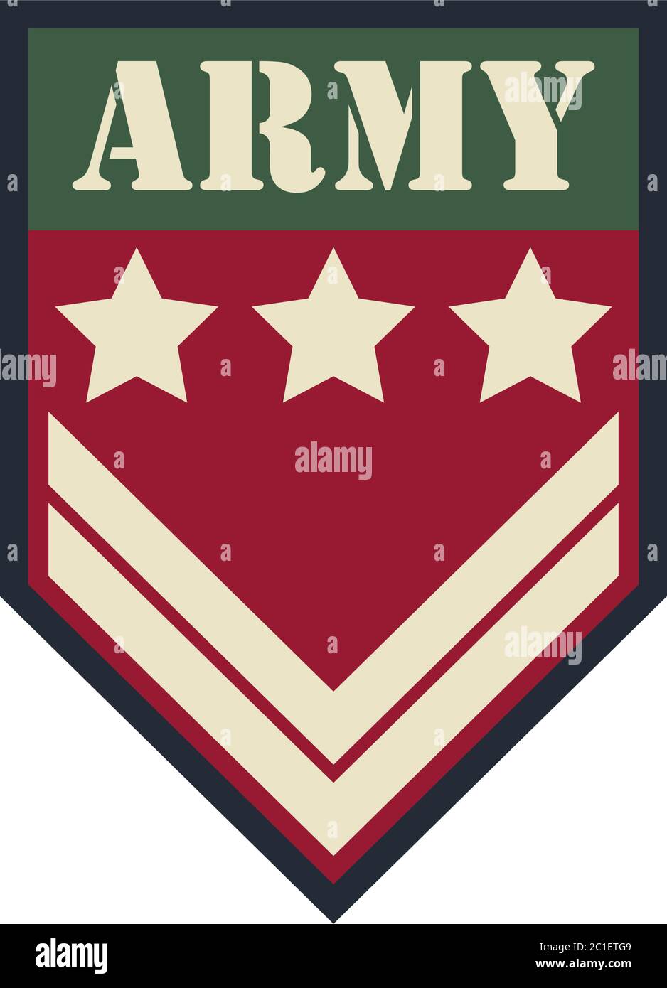 army badge logo with text space for your slogan / tag line, vector ...