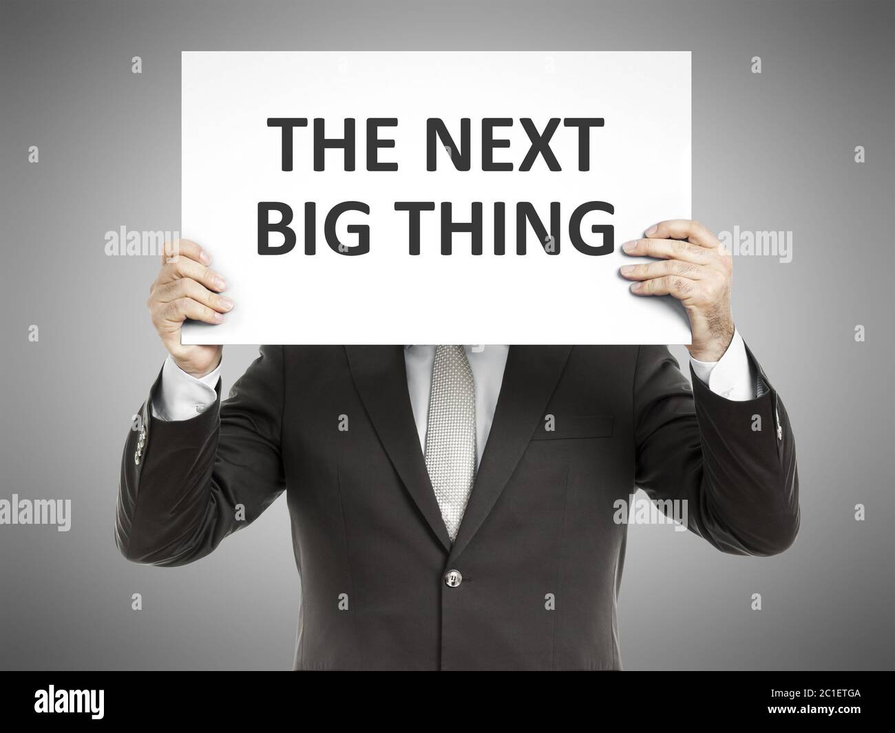 business man message the next big thing Stock Photo - Alamy