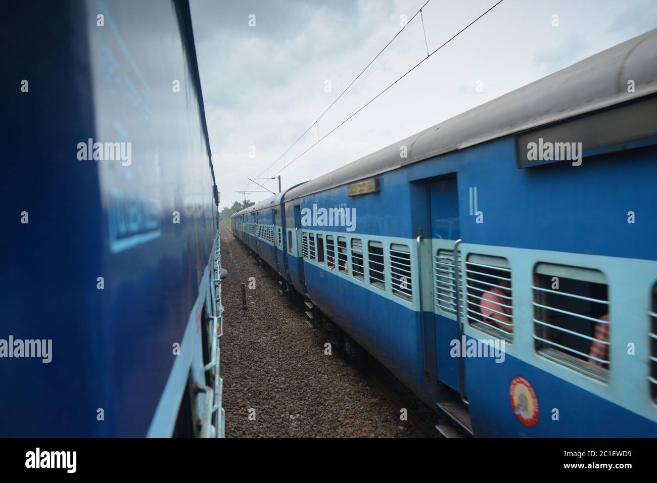 Electric indian railways train hi-res stock photography and images - Alamy