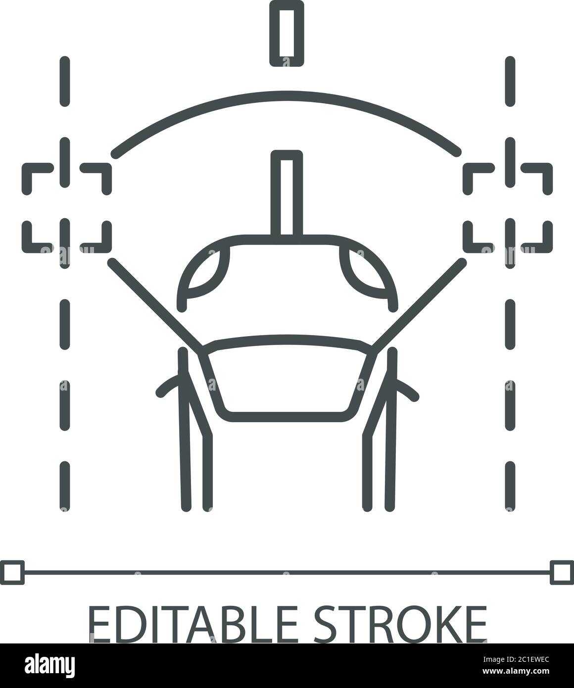 Car lane assist Cut Out Stock Images & Pictures - Alamy