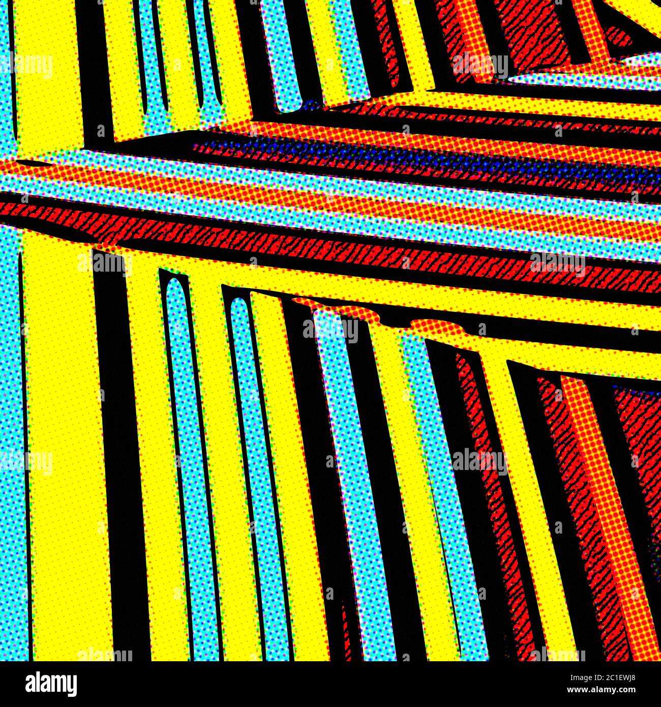 Pop Art Geometric Pattern Stock Photo - Alamy