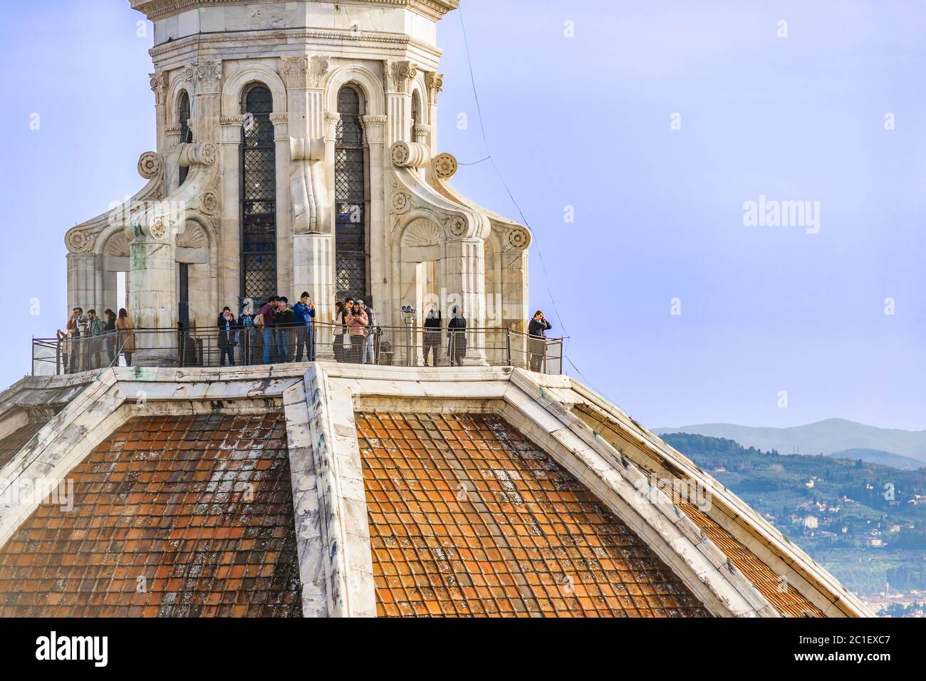 Santa Maria del Fiore Cathedral Lantern Stock Photo - Alamy