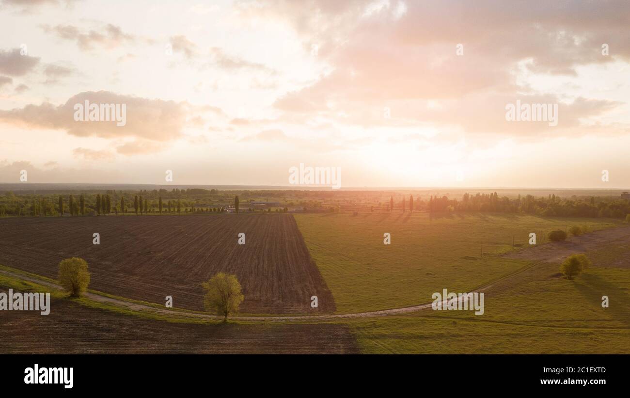 Grass Field Birds Eye View High Resolution Stock Photography and Images ...