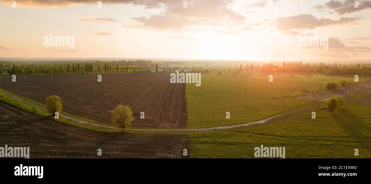 Grass Field Birds Eye View High Resolution Stock Photography and Images ...