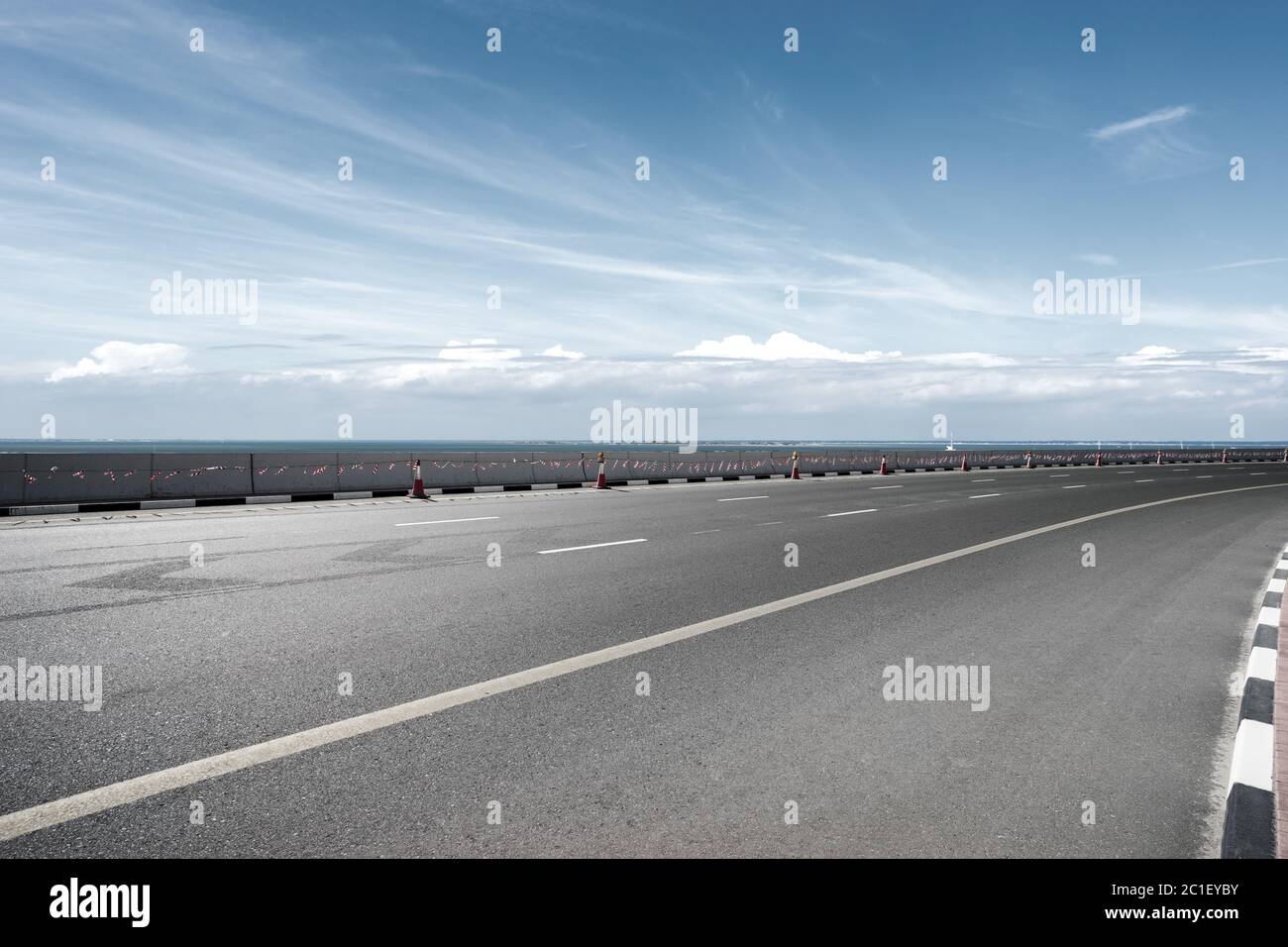 empty asphalt road with landscape Stock Photo - Alamy