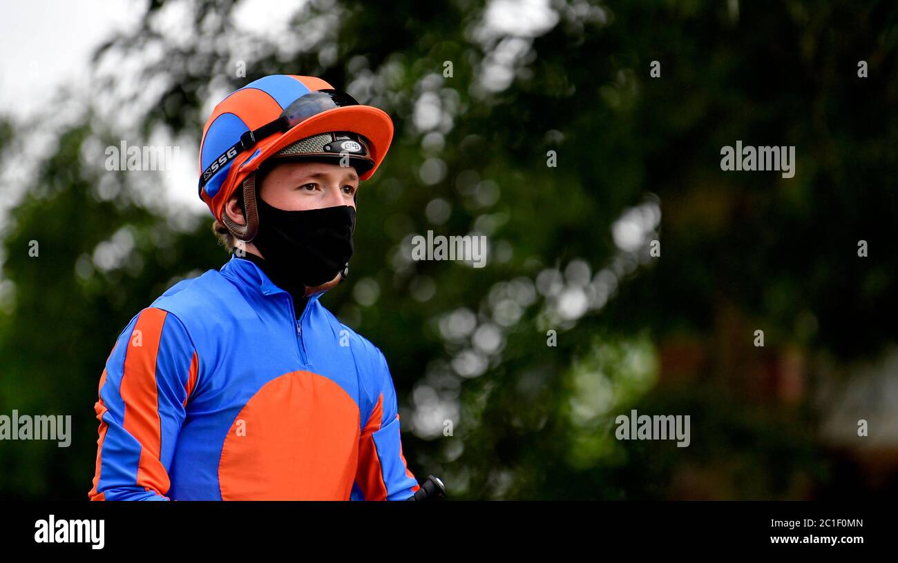 Jason Watson at Kempton Park Racecourse Stock Photo - Alamy