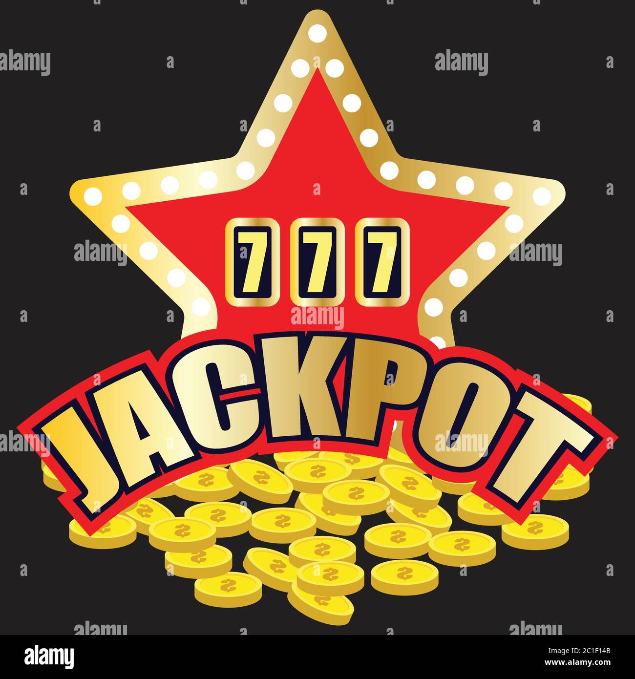 Golden sevens Stock Vector Images - Alamy