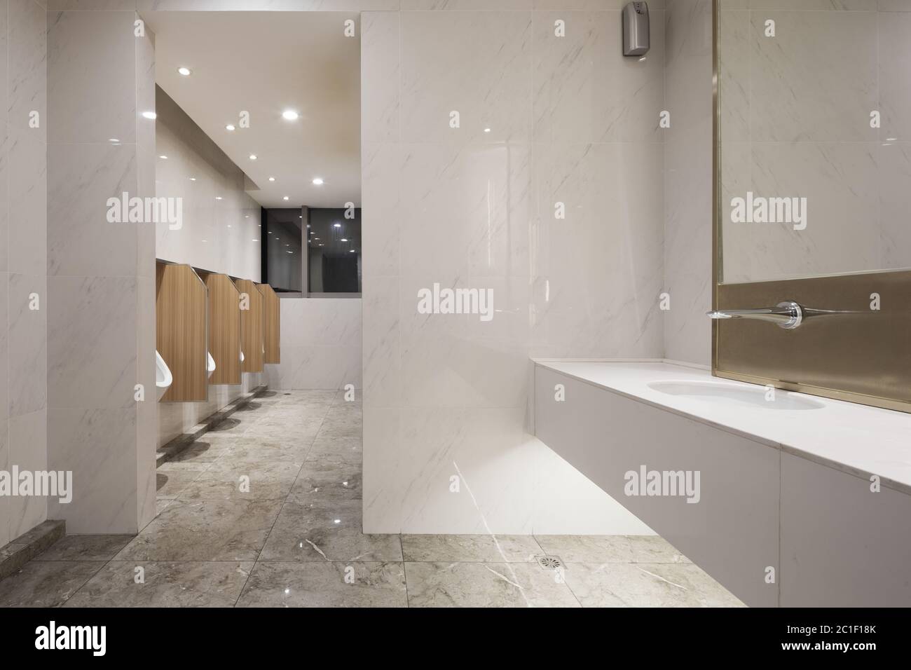 Office interior toilet washroom hi-res stock photography and images - Alamy