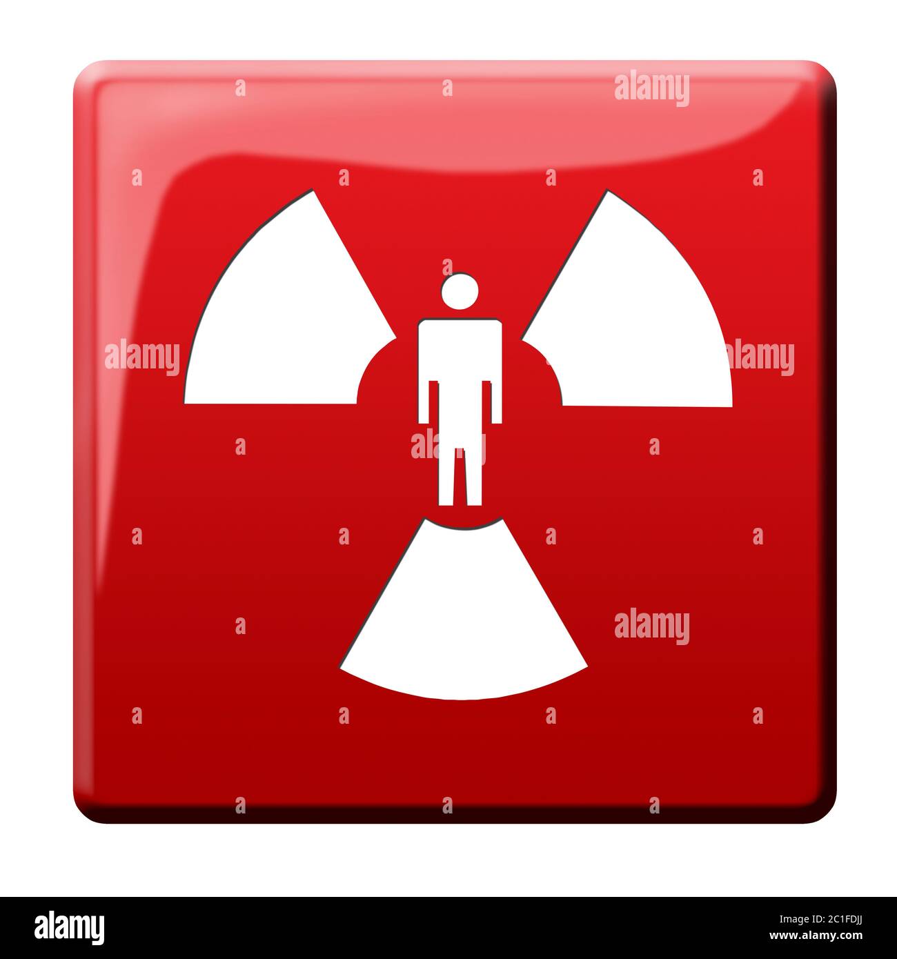 atom alert - symbol button Stock Photo - Alamy