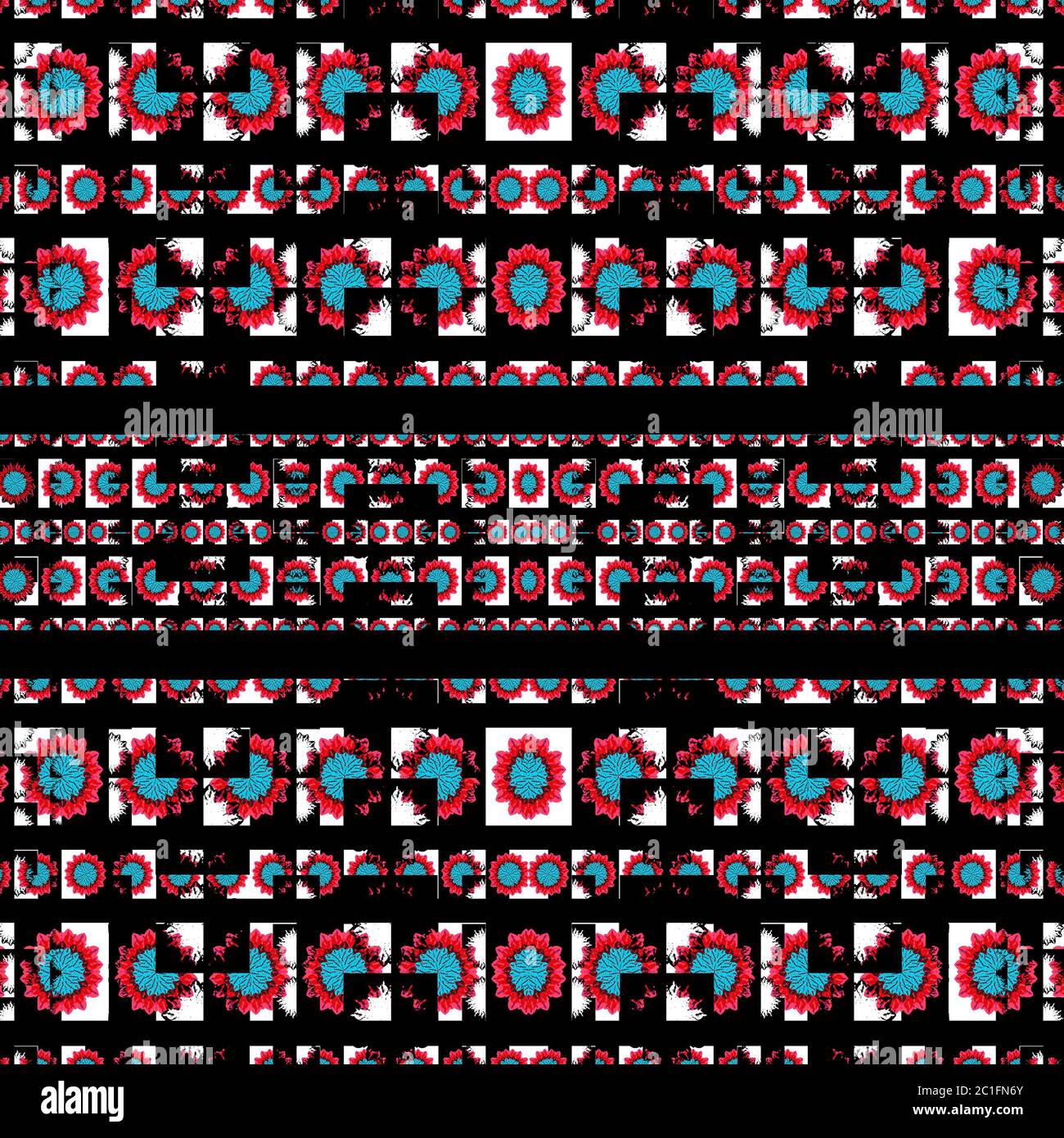Seamless pattern stylized square hi-res stock photography and images ...