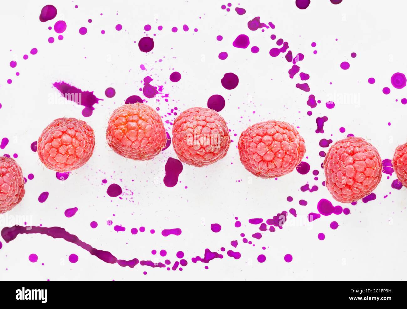 Fruits of raspberry Stock Photo - Alamy