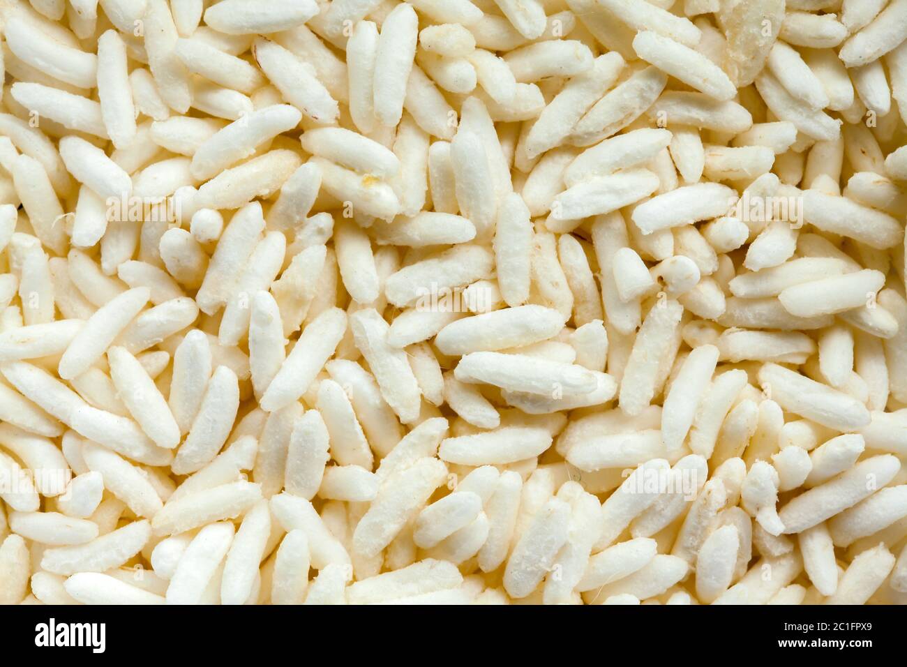 Dehydrated cooked white rice - high definition pattern Stock Photo - Alamy