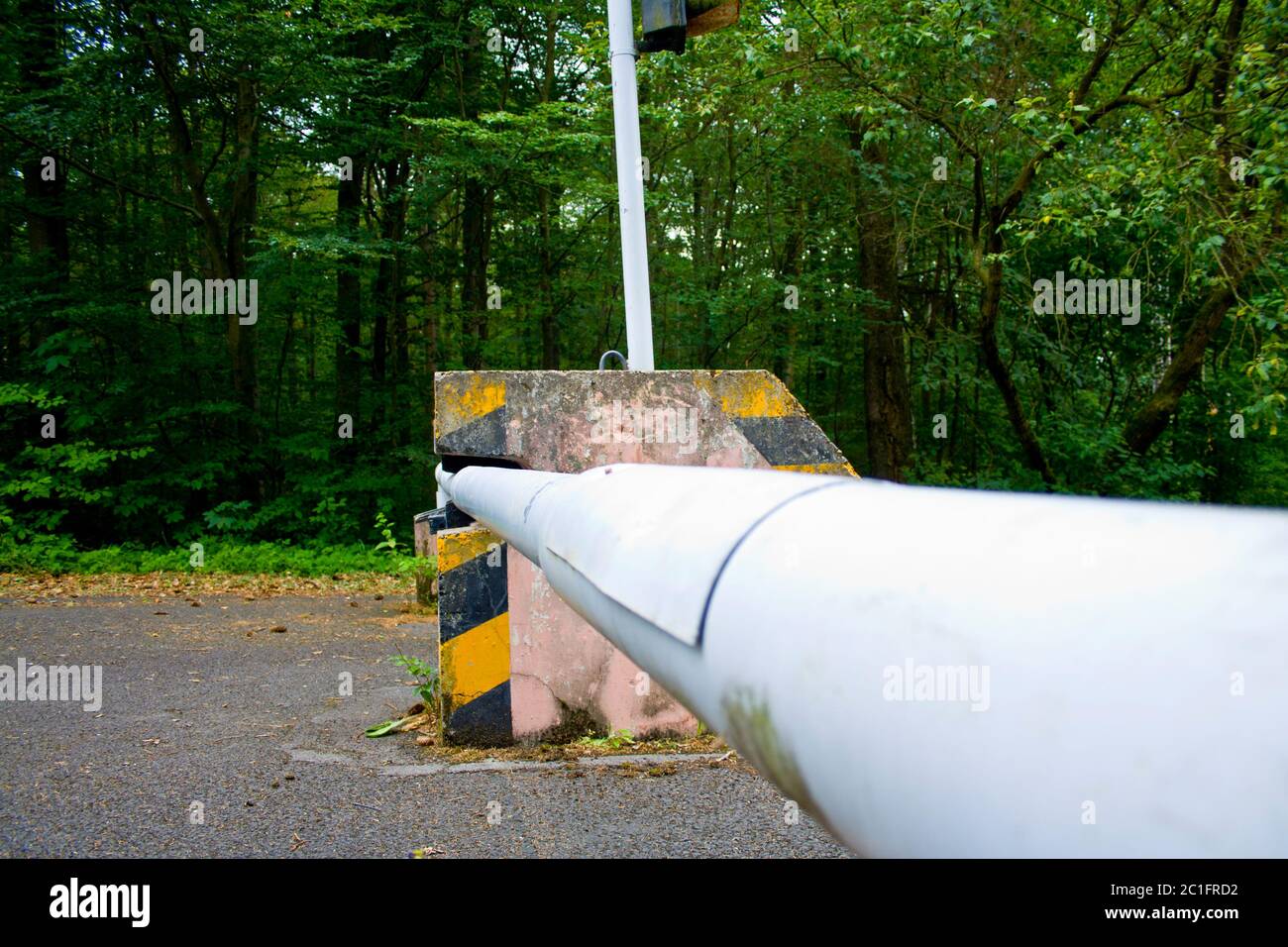 Border station of the former inner German borders between GDR and ...