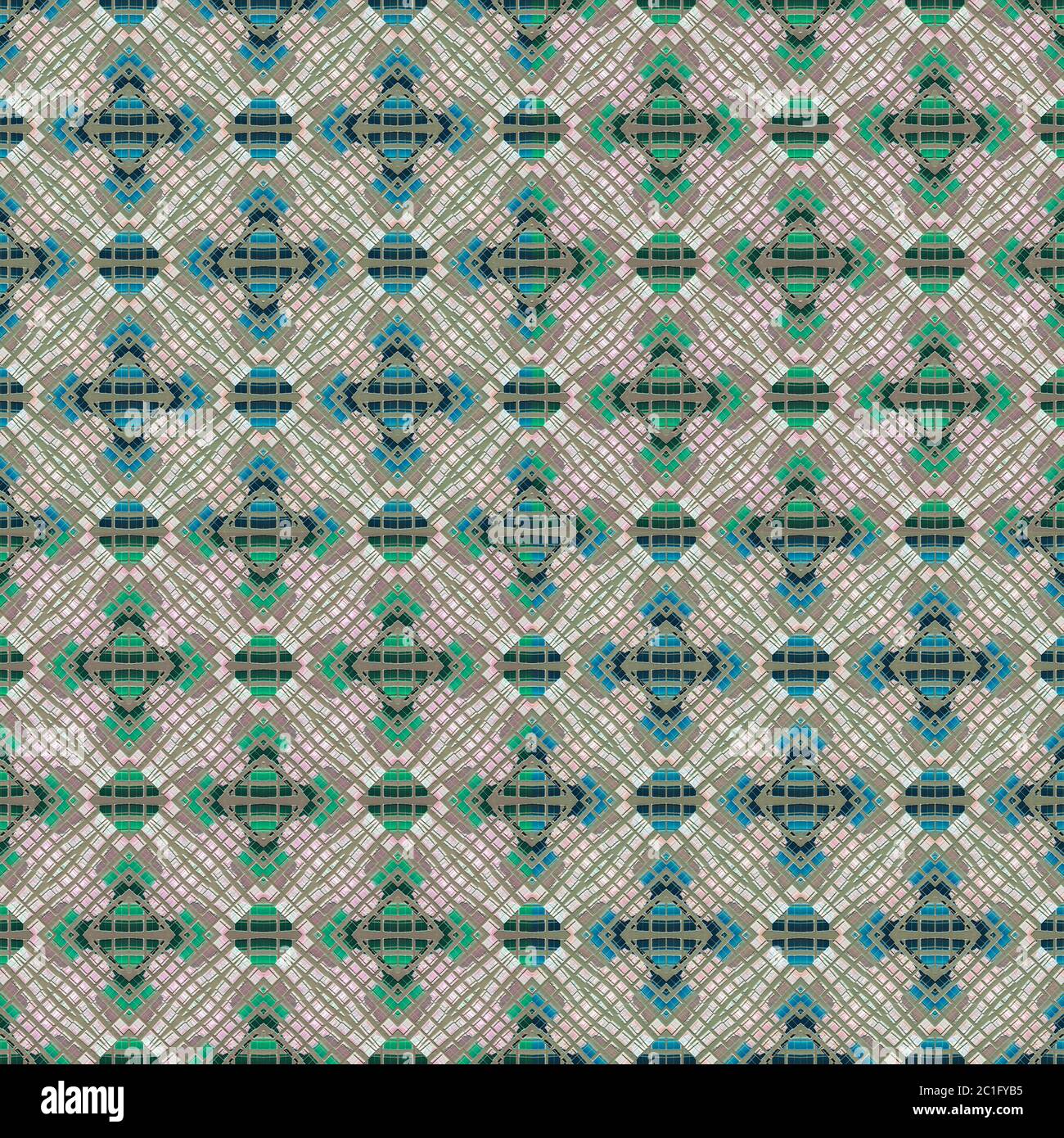 Modern Check Seamless Pattern Mosaic Stock Photo - Alamy