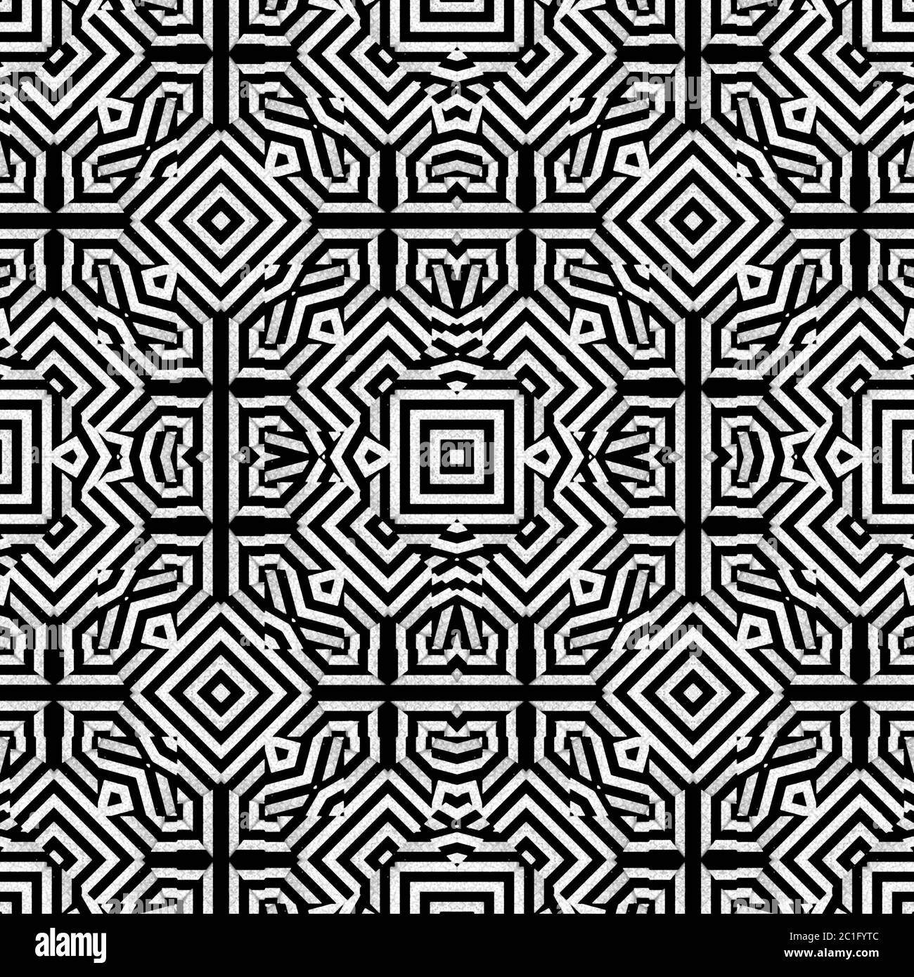Islamic arabic pattern seamless Black and White Stock Photos & Images ...
