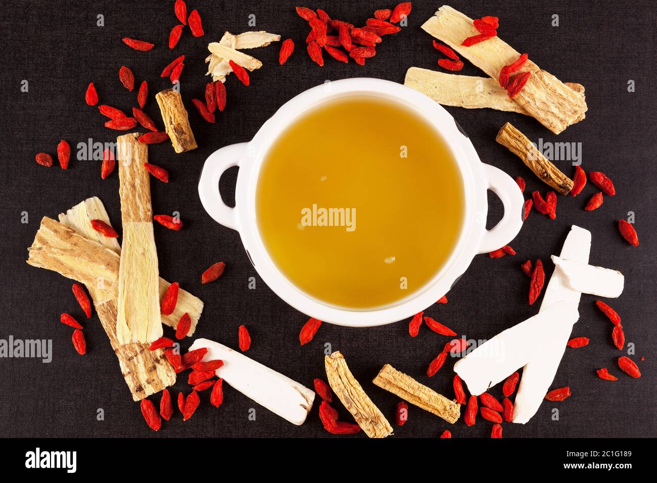 Healthy Chinese herbal clear soup Stock Photo - Alamy