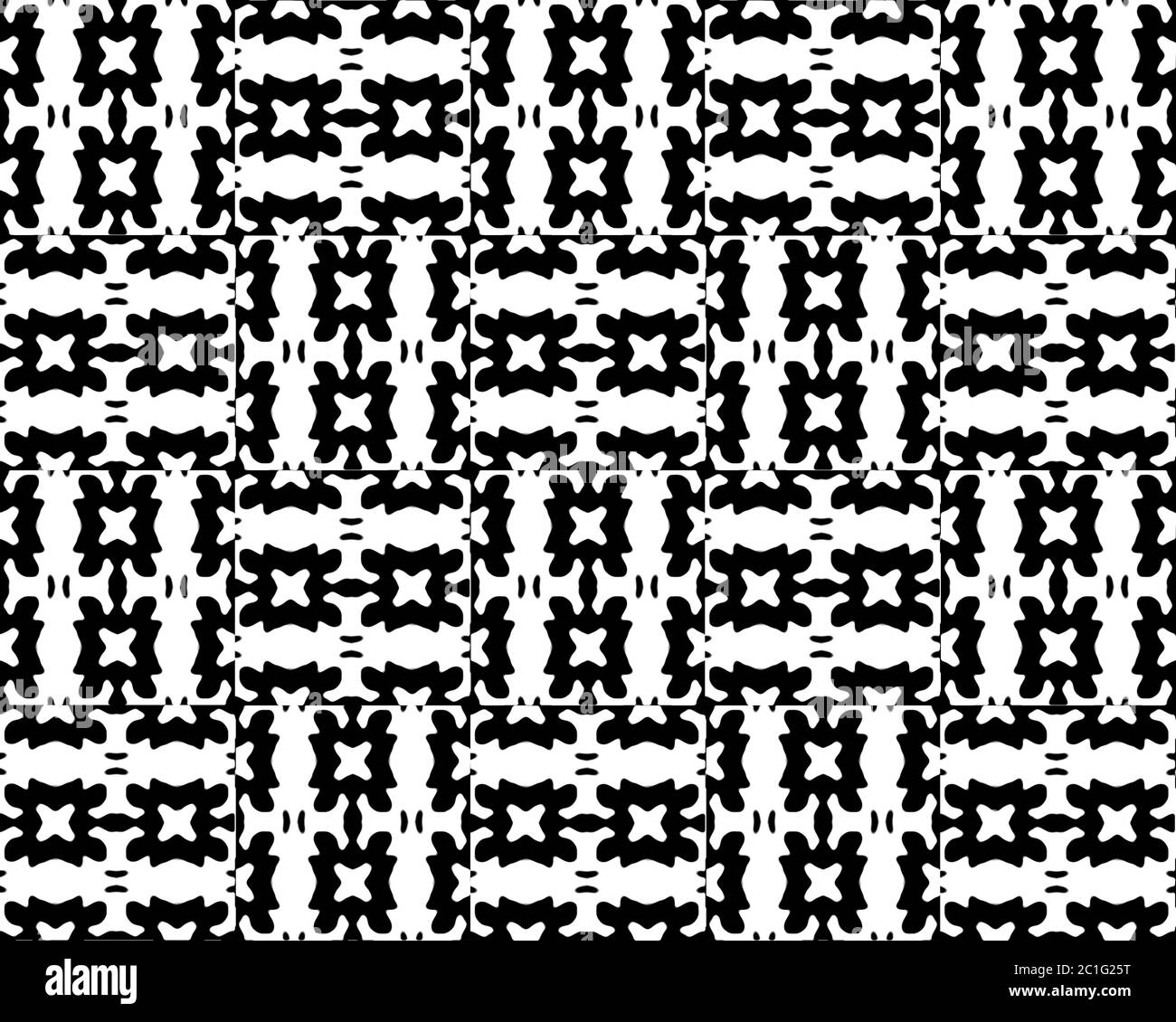 Geometrical seamless black white hi-res stock photography and images ...