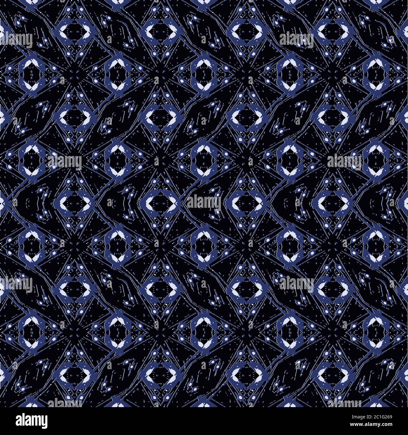 Modern Futuristic Seamless Pattern Stock Photo - Alamy