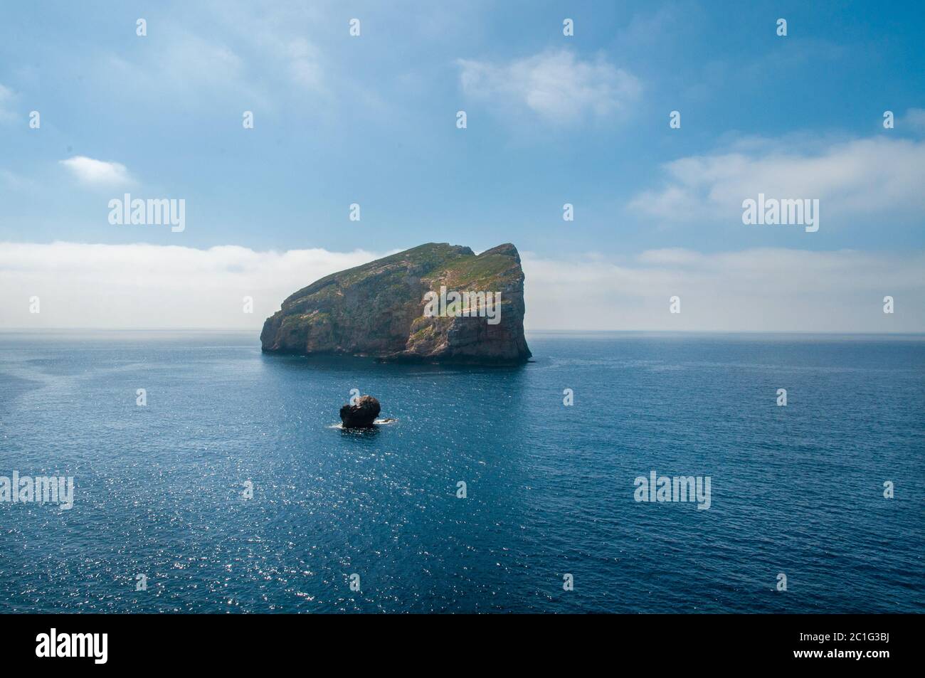 Foradada island capo caccia sardinia hi-res stock photography and ...