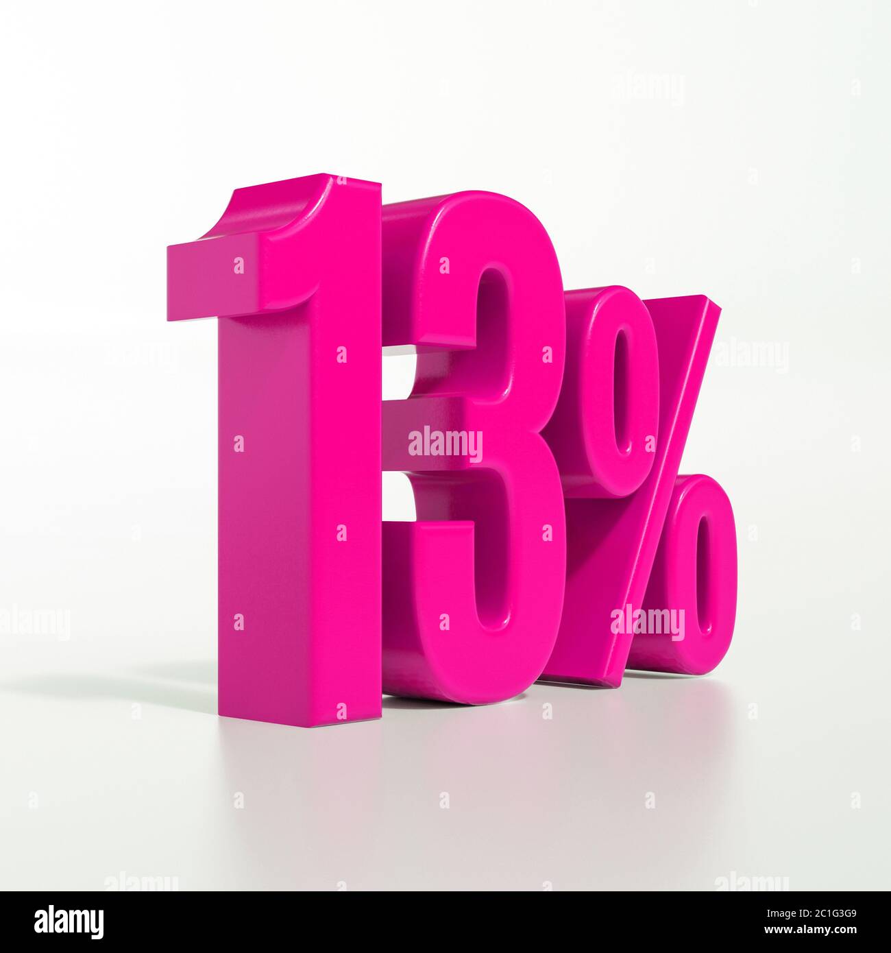 13 Percent Sign Stock Photo - Alamy