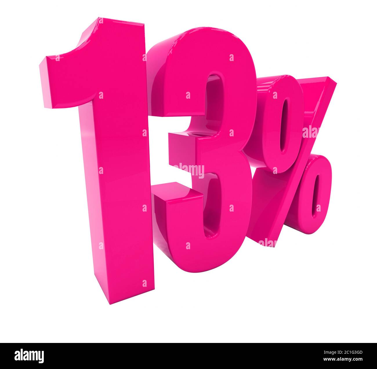 13 Percent Sign Stock Photo - Alamy
