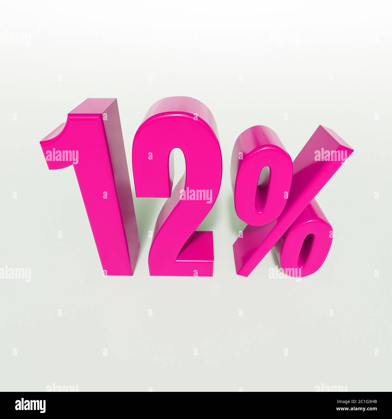 12 Percent Sign Stock Photo - Alamy