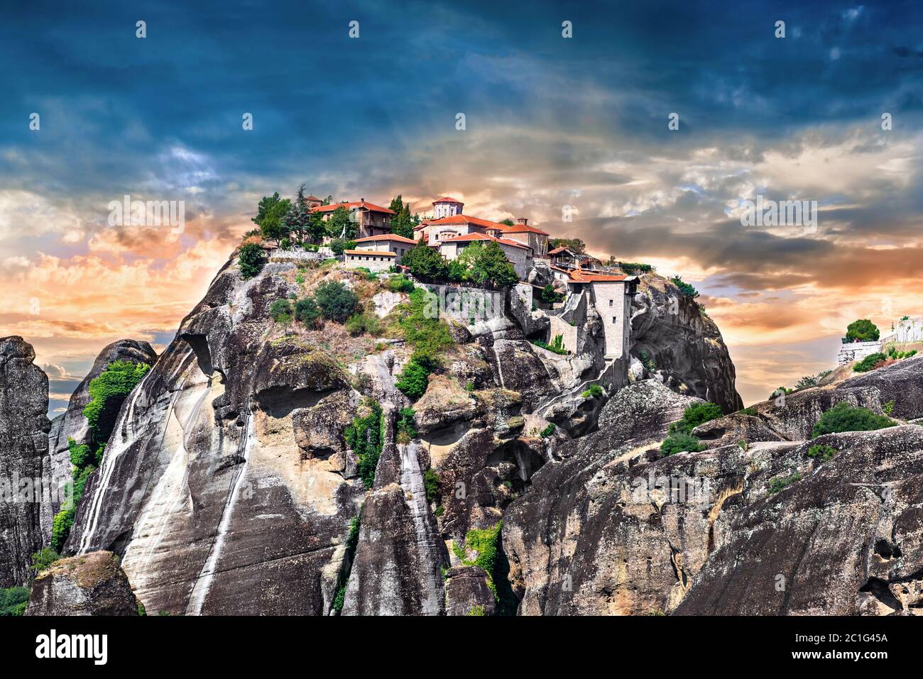 The Holy Monastery of Great Meteoron. This is the largest of the ...